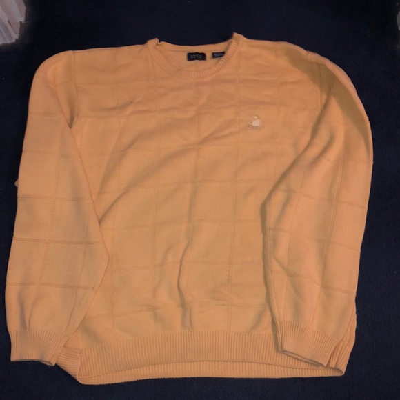 Izod | Sweaters | Izod Yellow Cotton Sweater | Poshmark
